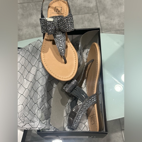 Material Girl | Shoes | Material Girl Embellished Bow Sandals | Poshmark